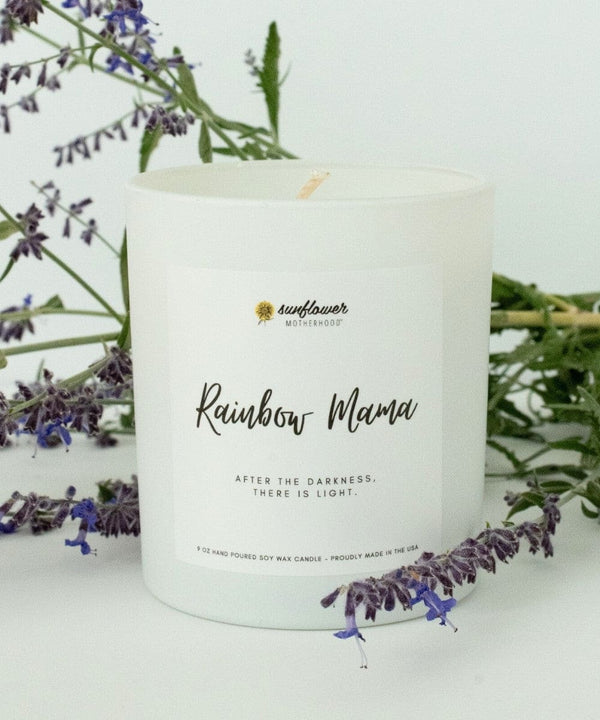 Rainbow Mama Pregnancy Loss Candle for Miscarriage