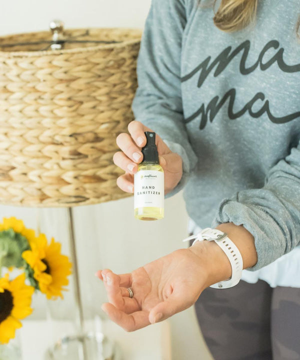 Sunflower Motherhood Hand Sanitizer - Clean Hands, Positive Mind
